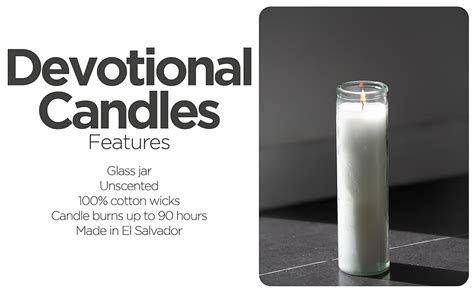 Estrella Blanca 2x8 Inch 7 Day White Prayer Candles In