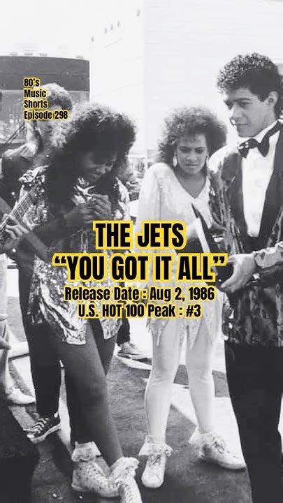 The Jets “you Got It All” 80s 80smusic Thejets Youtube
