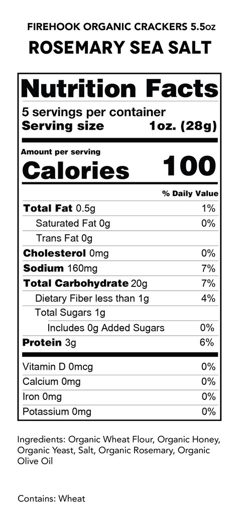 Firehook Crackers Rosemary Sea Salt Belle Cheese