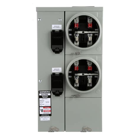 Siemens 125 2 Gang Ringless Overhead Underground Meter Socket In The Meter Sockets Department At