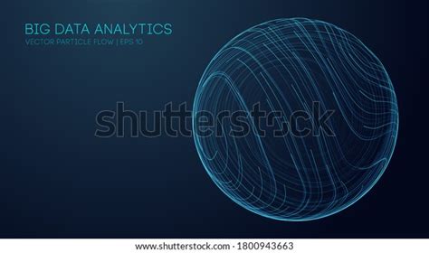 Vector Particle Big Data Visualisation Matrix Stock Vector Royalty Free 1800943663 Shutterstock