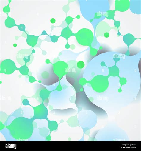 Abstract Network Design With Molecular Structure Stock Vector Image