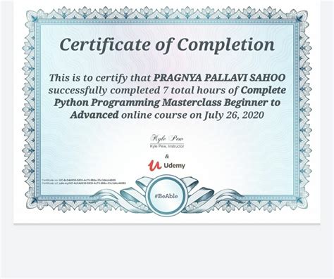 Pythonprogramming Udemycourse Pragnya Pallavi Sahoo