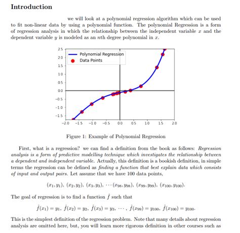 Introduction We Will Look At A Polynomial Regression Chegg