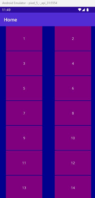 incorrect layout with refreshview collectionview that has an