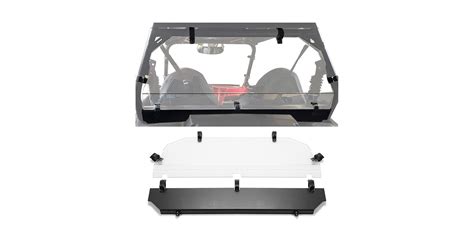 Polaris Ranger 570 Windshield Trail Tape Kemimoto Utv Rear Soft Window