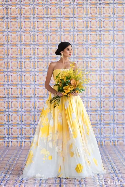 Pale Yellow Wedding Dress 60 Photos