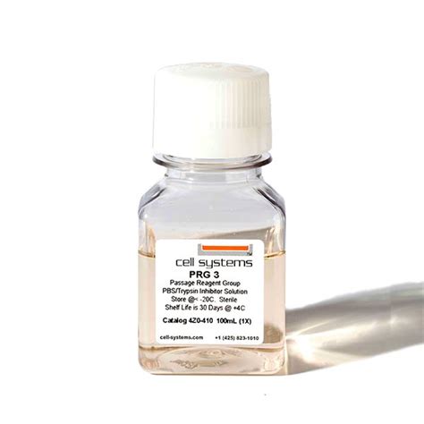 Cell Systems Prg 3 Trypsin Inhibitor Solution 4zo 410 For Cell Cultures