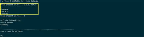 How To Handle Web Table In Selenium WebDriver