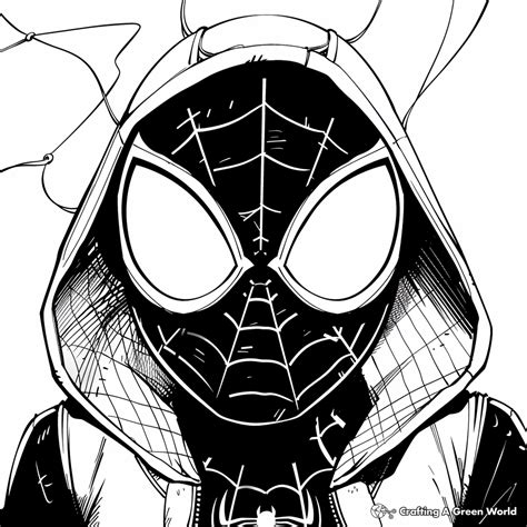 Miles Morales Printable Coloring Pages