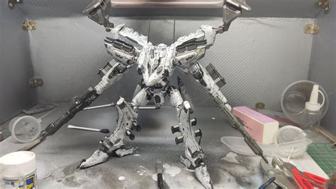 White Glint Model That Ive Built Around A Month Ago R Armoredcore