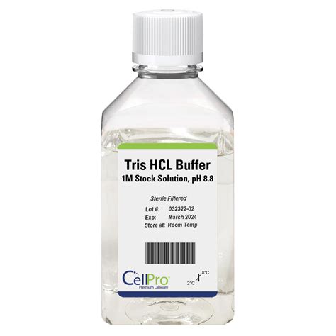 Cellpro™ Tris Hcl 1m Ph 80 500ml Alkali Scientific