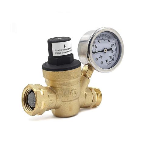 Adjustable Water Pressure Regulator Rv Brass Water Pressure Reducer