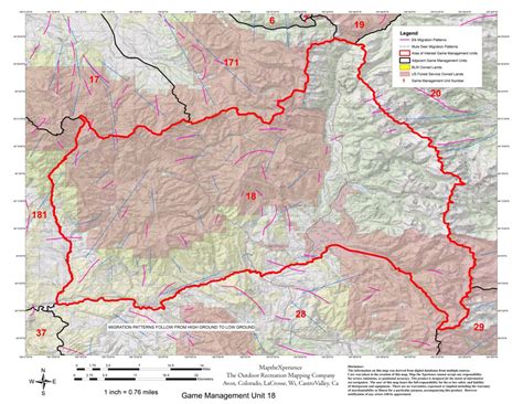 Colorado Gmu Map Hunt Gmu Maps Landowner Boundaries Aerial And Topo