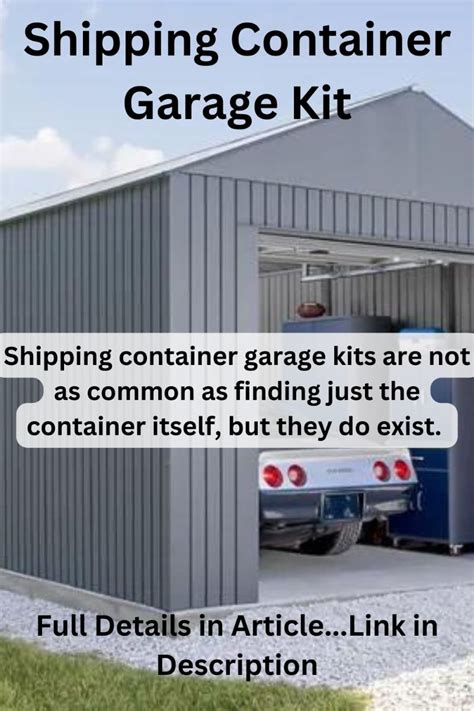 Shipping Container Garage Kit Shipping Container Garage Shipping