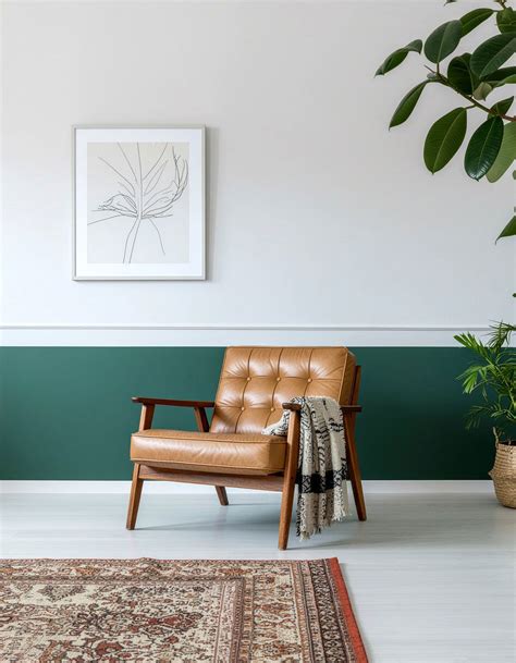 30 Trendy Living Room Half Painted Walls For Modern Style Restored Style