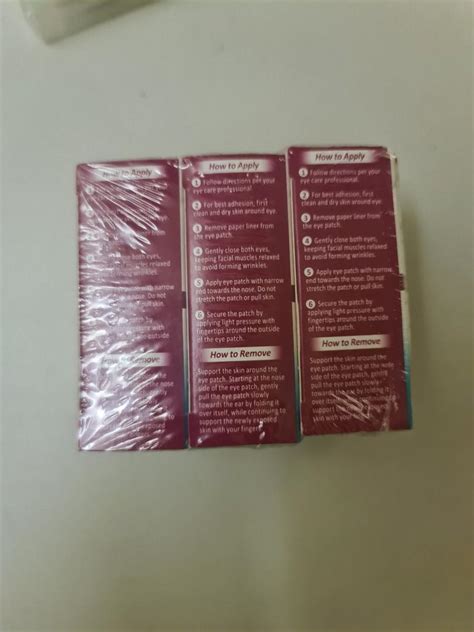 Nexcare Eyepatch Health And Nutrition Medical Supplies And Tools On Carousell