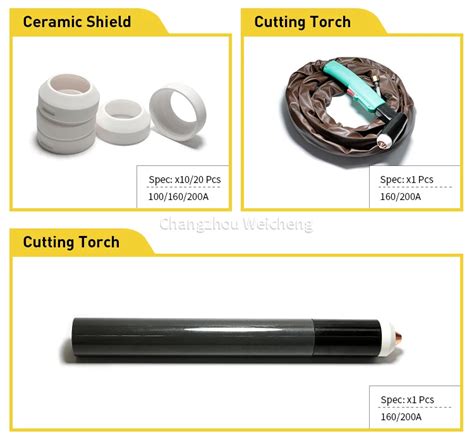 Yy160 Plasma Torch Cutting Consumable Electrode For Yy160 Yy200