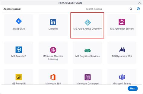 Access Token For Microsoft Azure Active Directory