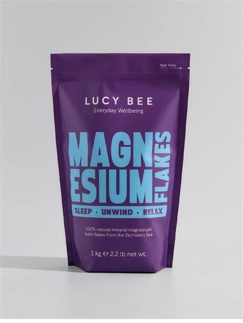 Magnesium Flakes 1kg Lucy Bee