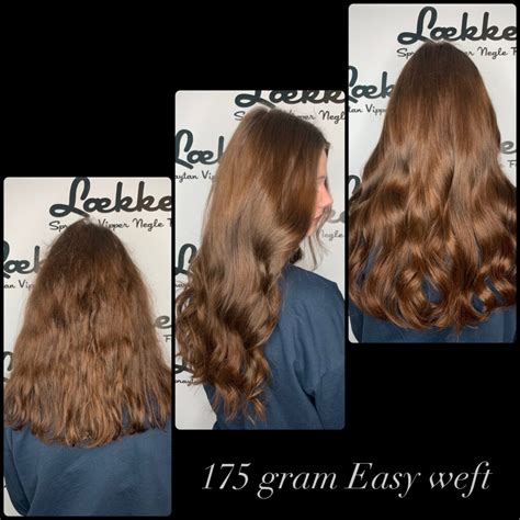 Easy Weft Hair Extensions Trenser Med Microringe Lækker