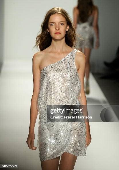 A Model Walks The Runway At The Cynthia Steffe Spring 2010 Fashion