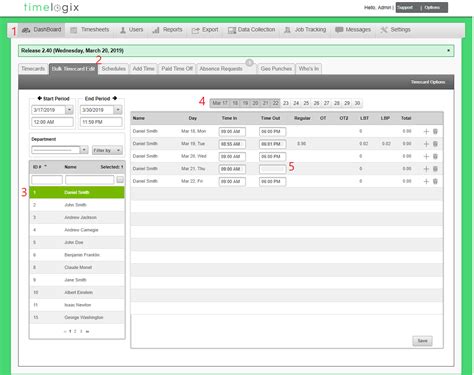 Missing Punch Timelogix