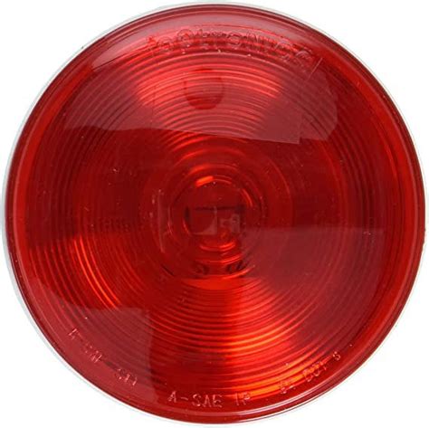 Sealed 4 Round Trailer Stop Turn And Tail Light Flush Mount 3