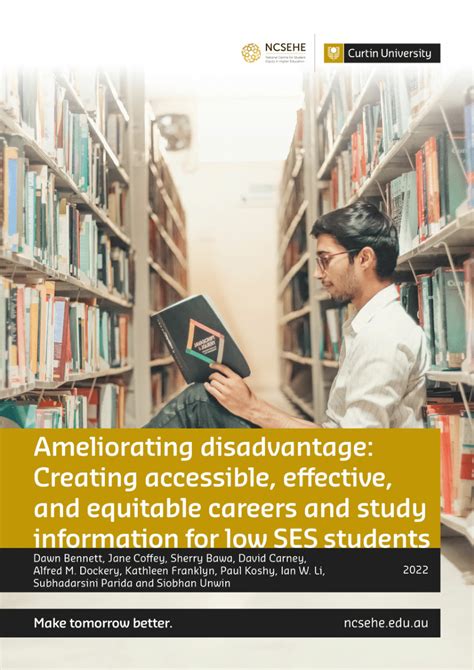 Pdf Bennett Et Al 2022 Ameliorating Disadvantage Creating Accessible Effective And Equitable