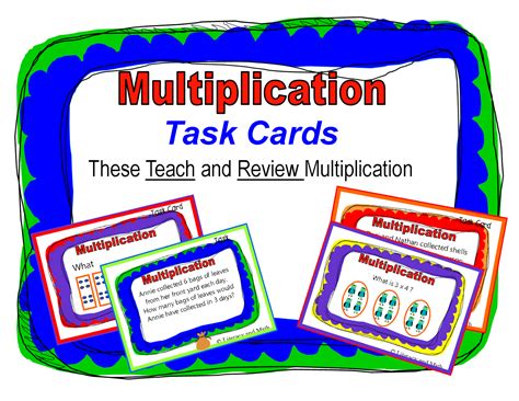 Literacy And Math Ideas The Different Types Of Multiplication Problems