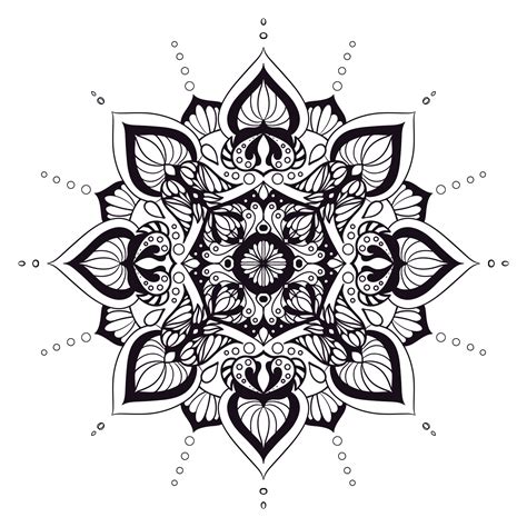 Mandalas Geometric Pattern Warm Mandalarainbow Flower Of Life With