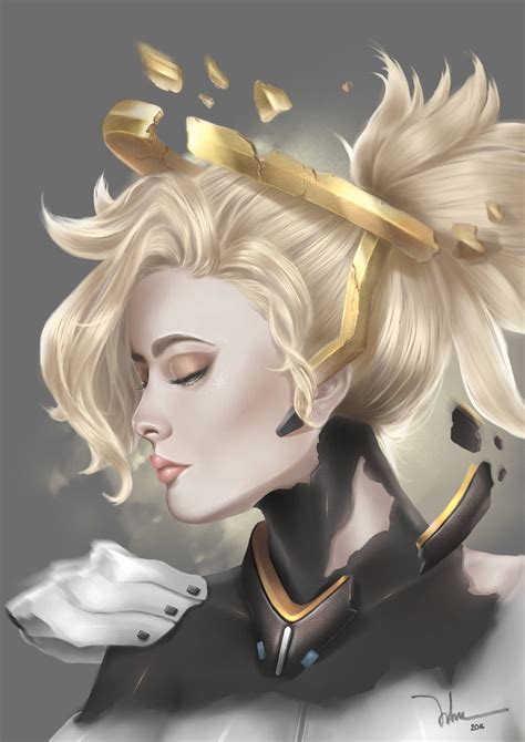 Overwatch Art Mercy Mercy Overwatch Мерси Overwatch Art