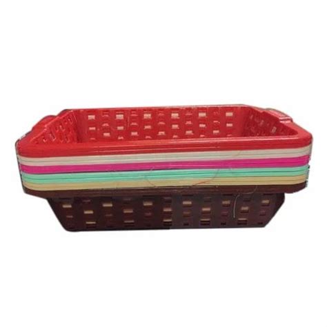 Pp Rectangular Plastic Baskets For Kitchen At Rs 13 In Delhi Id