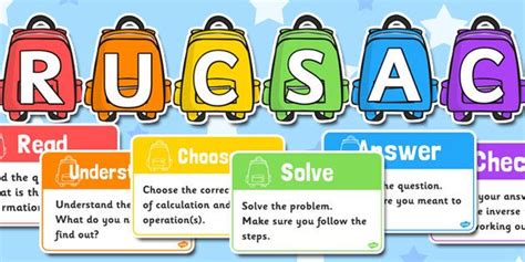 Rucsac Maths Display Posters