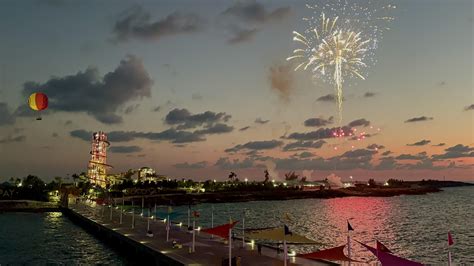 Fireworks At Coco Cay Saturday R Royalcaribbean