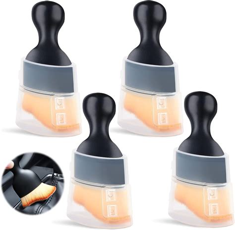 Cepillo De Limpieza Para Coche 4 Piezas Cepillo Multifuncional De Brezo Suave Cepillo