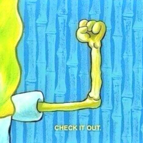Spongebob Flexing 