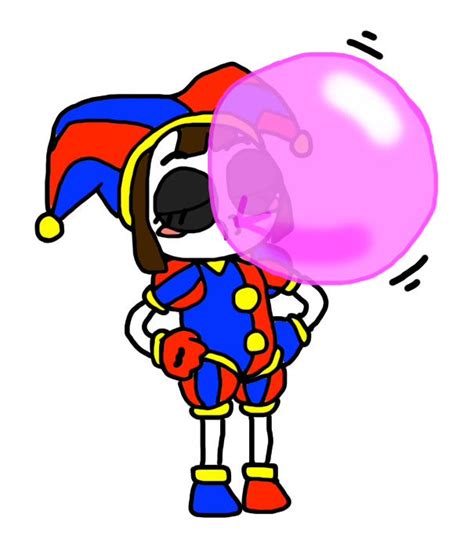 Pomni Bubble Gum By Laddlover101 On Deviantart