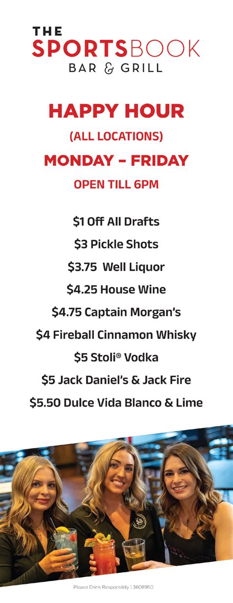 Bar Menu Highlands Ranch The Sportsbook Bar And Grill
