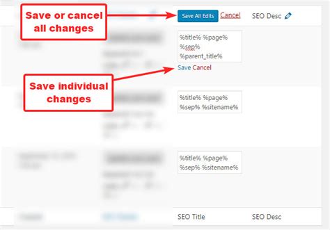 Bulk Editing Options In The Rank Math SEO Plugin