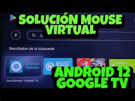 SOLUCIÓN NO FUNCIONA MOUSE VIRTUAL O CURSOR ANDROID ANDROID TV GOOGLE YouTube