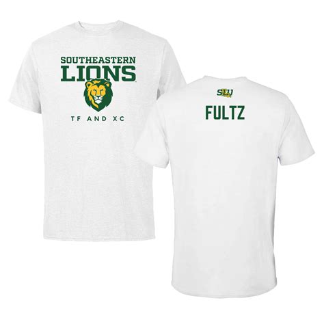 Keandre Fultz Southeastern Louisiana University Tf And Xc White Tee