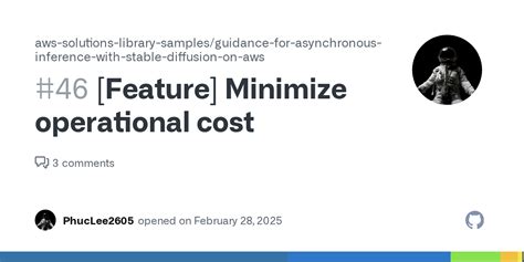 Feature Minimize Operational Cost · Issue 46 · Aws Solutions Library