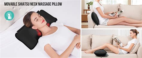 Snailax Full Body Massage Mat With Heat And Movable Shiatsu Neck Back