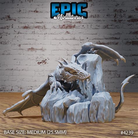 🐉 Black Dragon Wyrmling Set ‧ Dnd Miniature ‧ Tabletop Miniatures