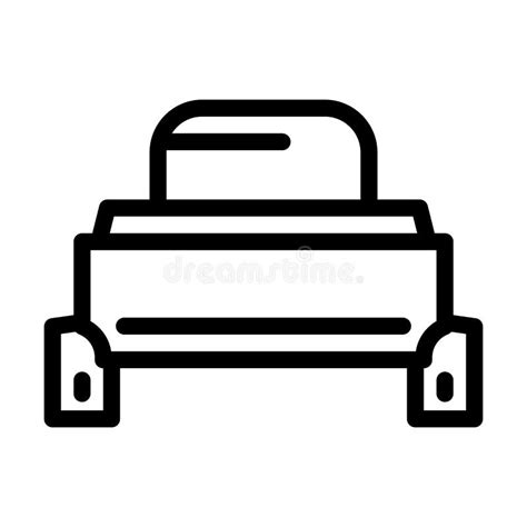 Double Pole Single Throw Switch Electronic Part Line Icon Vector