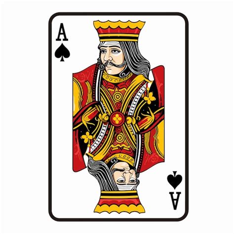 Juego De Cartas De Póquer Rey Y Reina Vector Premium