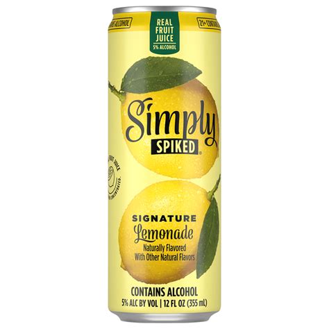 Simply Spiked Beer Signature Lemonade 12 Fl Oz Delivery Or Pickup