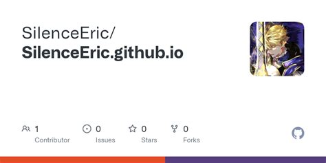 GitHub SilenceEric SilenceEric Github Io