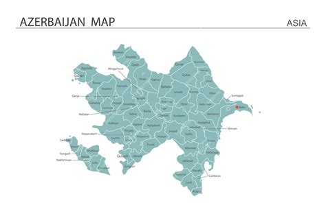 Premium Vector Azerbaijan Map Vector Illustration Map Have All